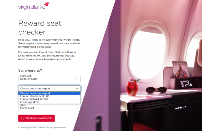 如何用Virgin Atlantic的新工具快速查找Delta与Virgin Atlantic里程票 - 美国信用卡指南