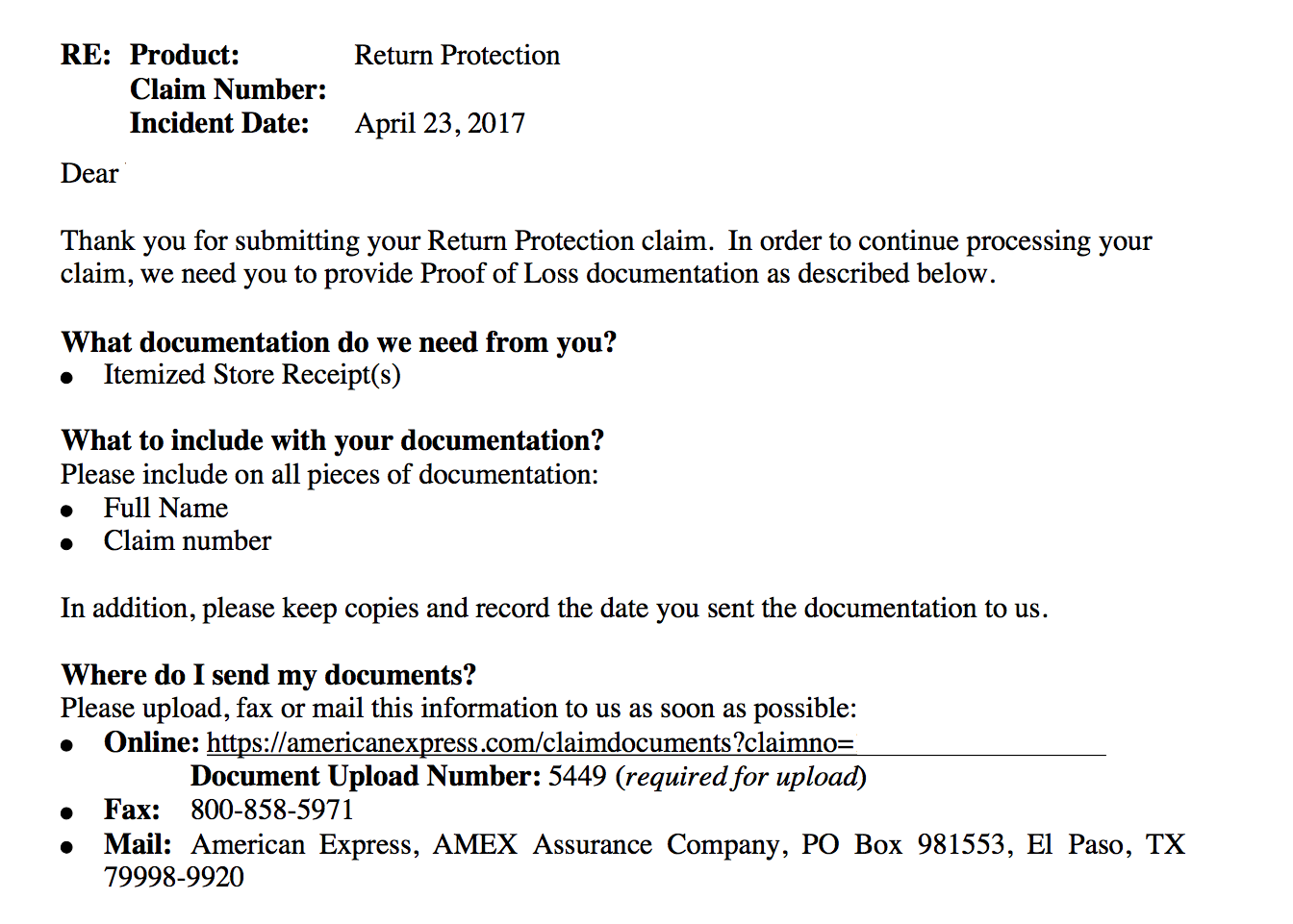 Amex Return Protection 退货保护介绍加实战一枚 - 美国信用卡指南