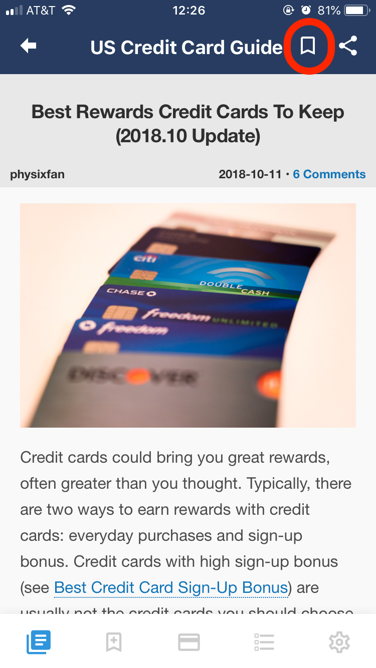 Introducing USCreditCardGuide App for iOS & Android (2022.1 Update ...
