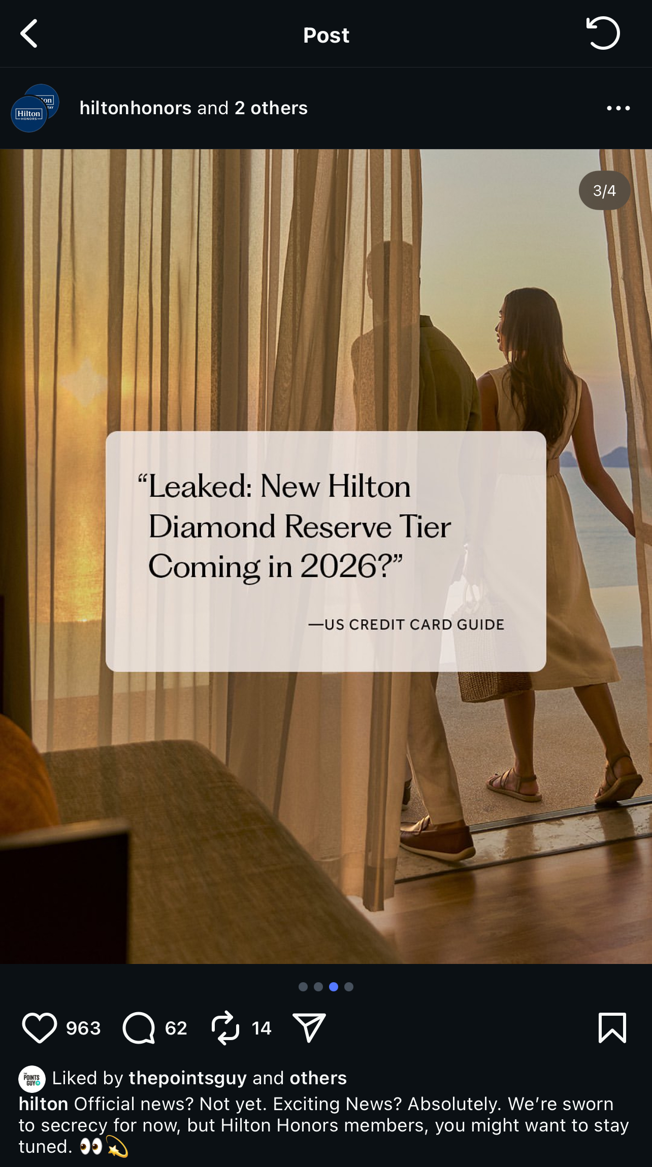 Leaked: New Hilton Diamond Reserve Tier Coming in 2026? [Update ...