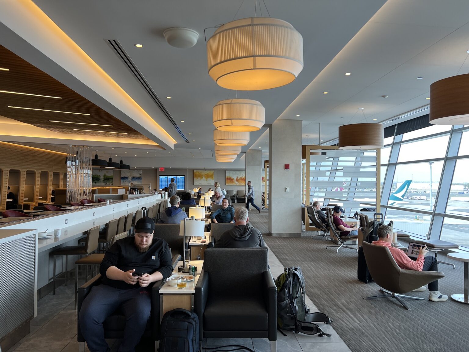 久违的越洋两舱：JFK-HKG-PEK 国泰(CX)商务舱体验 - 美国信用卡指南