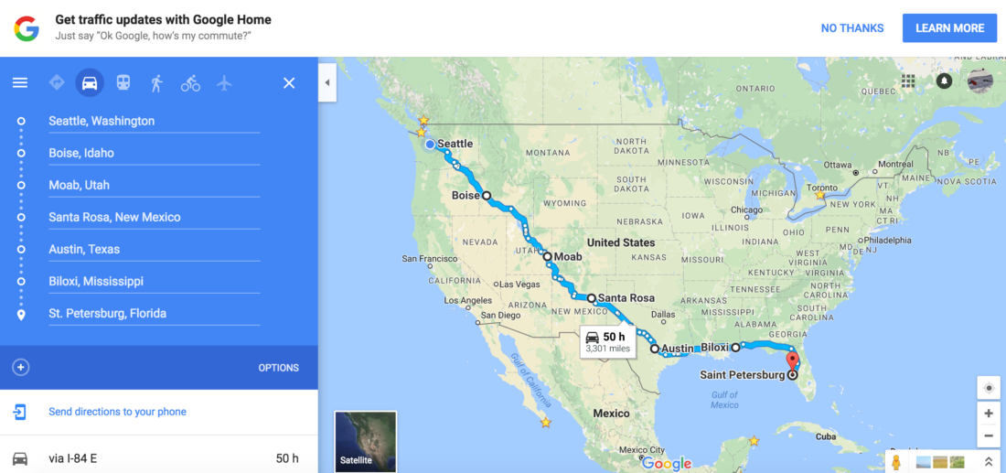 Seattle to Tampa Road Trip: Saving ~$2,000 with Points! - US Credit ...