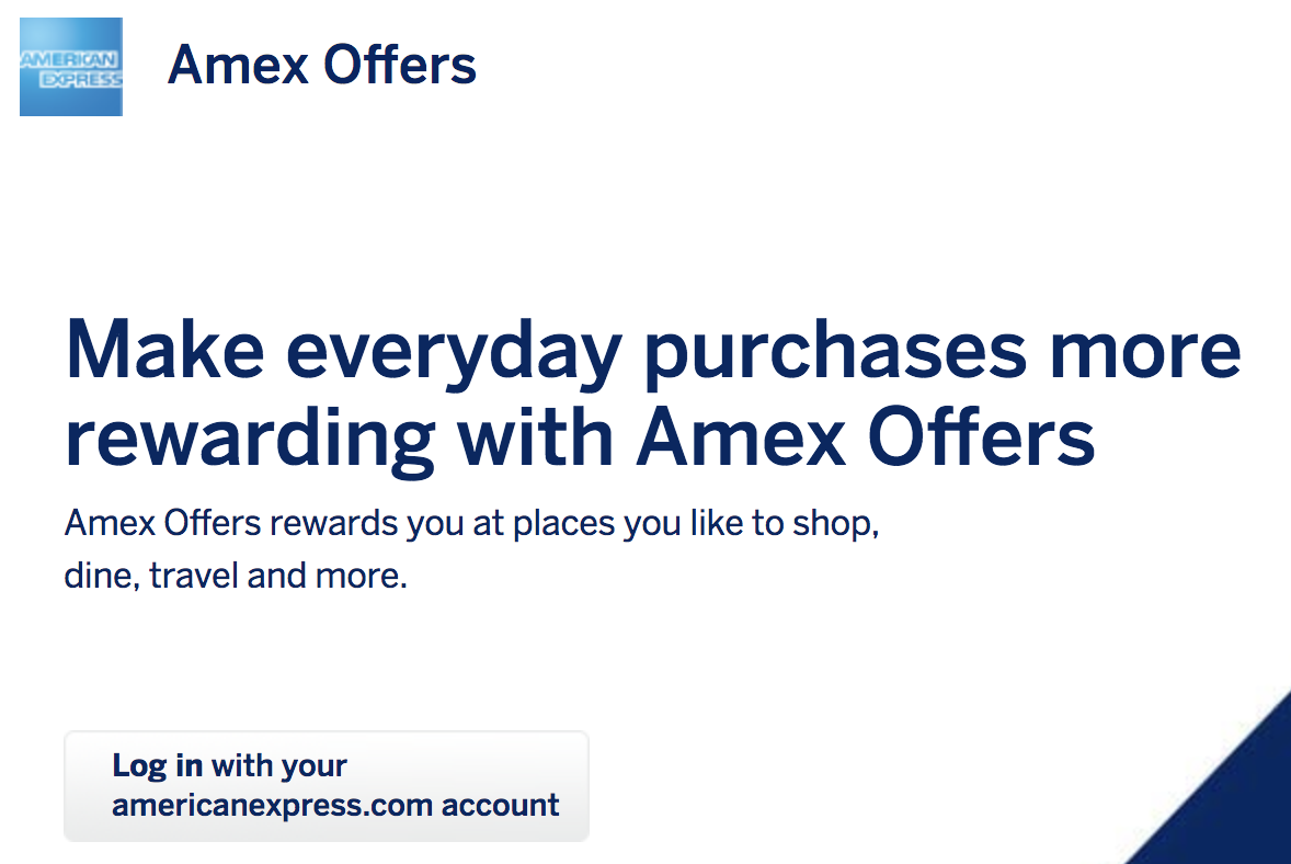 Introduction to Amex Offers (2021.1 Update: Check your Platinum Amex ...
