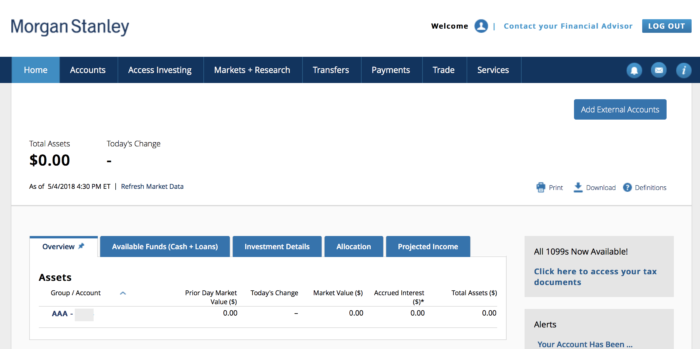 Morgan Stanley Access Investing 投资账户简介：可用来申请大摩白金卡【奇技淫巧】【2022.11 更新：明天就不 ...
