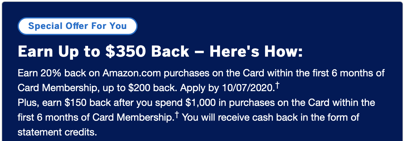 AmEx Blue Cash Everyday (BCE) 信用卡【2020.7 更新：$150 开卡奖励 + Amazon 20% 返现 ...