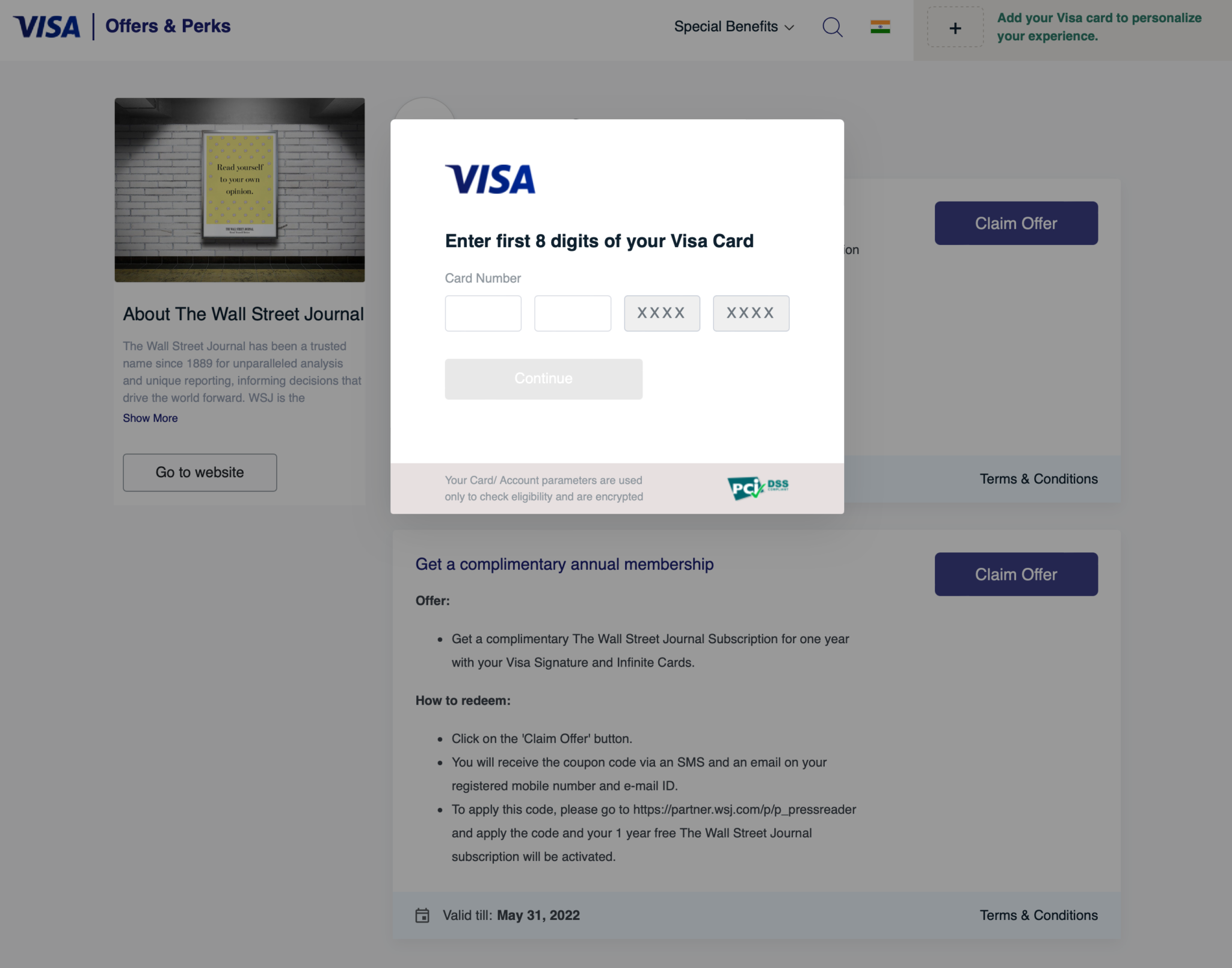 免费一年 WSJ (Wall Street Journal) 正版订阅 无需提供完整信用卡卡号！【已过期】 - 美国信用卡指南