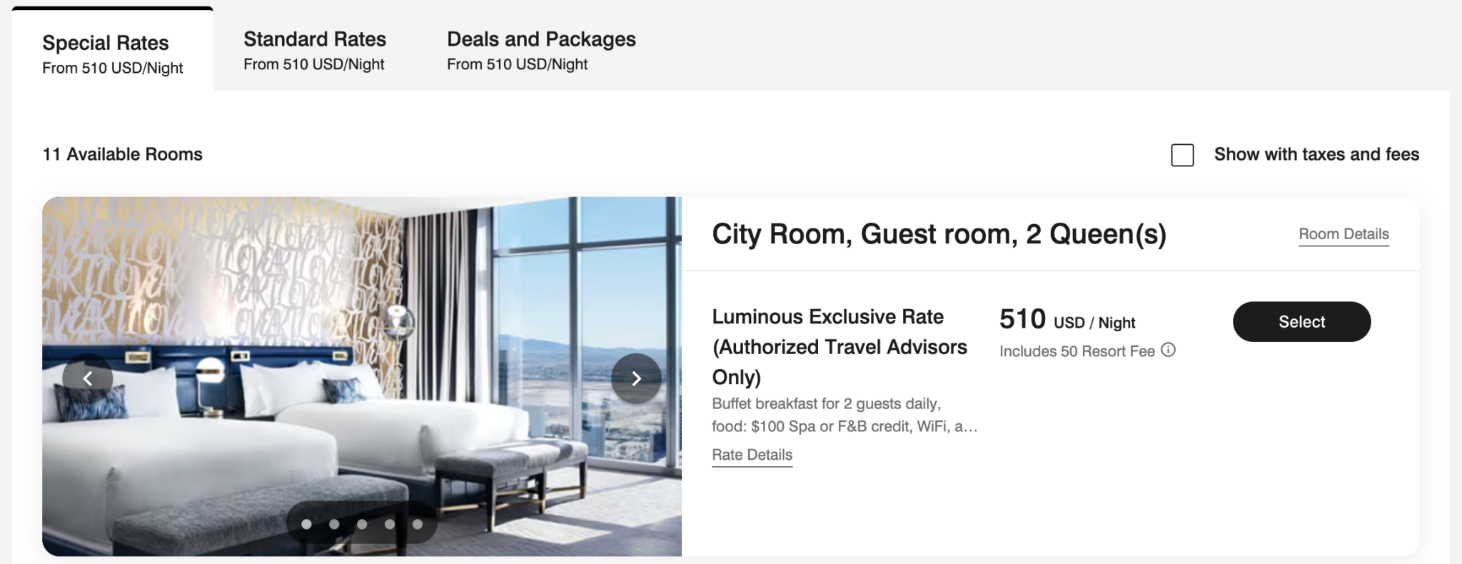 Marriott STARS & LUMINOUS 详细介绍：双人早餐，$100消费额度，房型升级等福利【2026.3：更新当前促销列表 ...