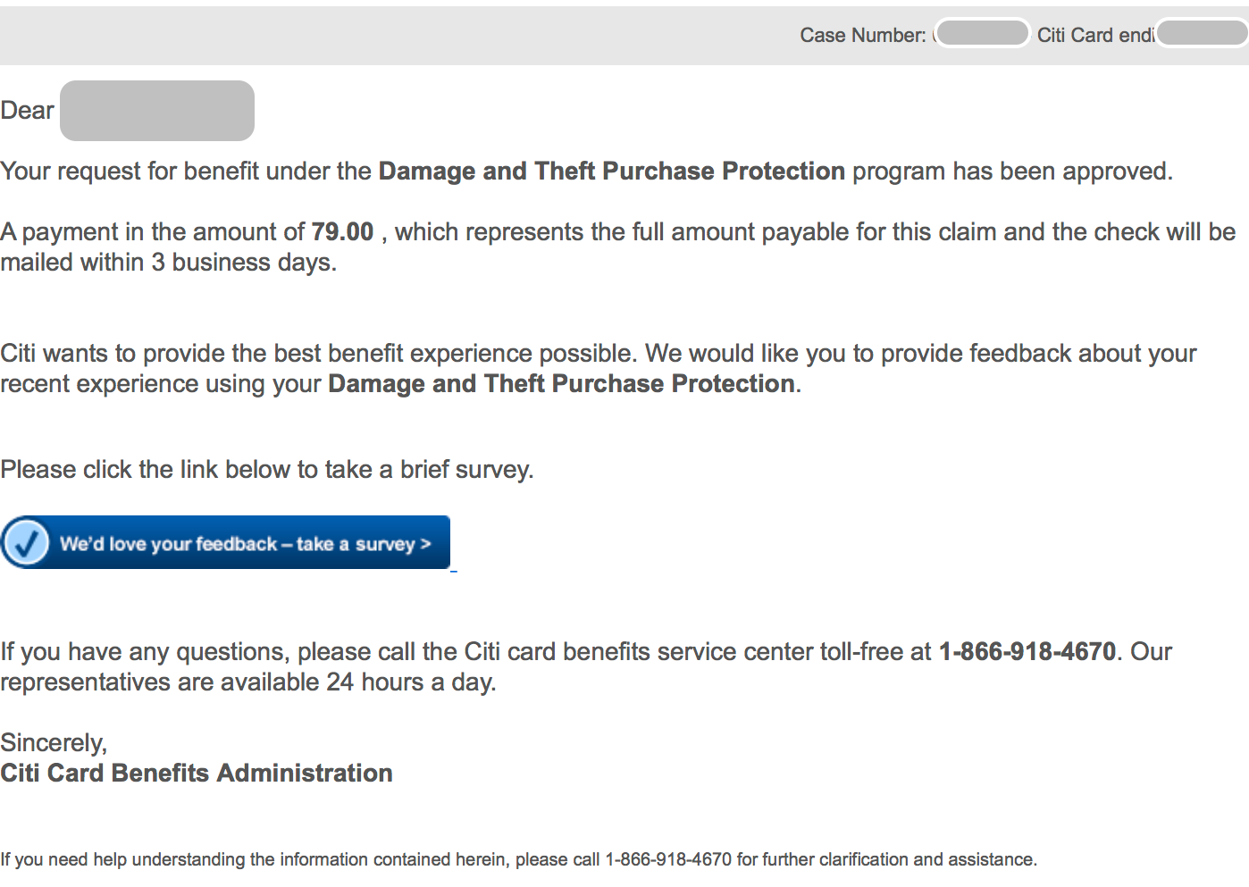 AmEx/Citi 加持下的有恃无恐——记一次 Purchase Protection 实战经历 - 美国信用卡指南