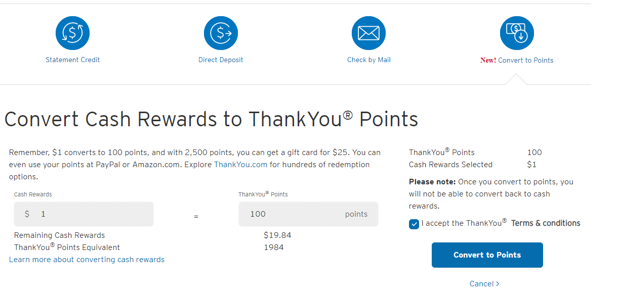 Citi Double Cash (DC) 的返现已可以转为 TYP - 美国信用卡指南