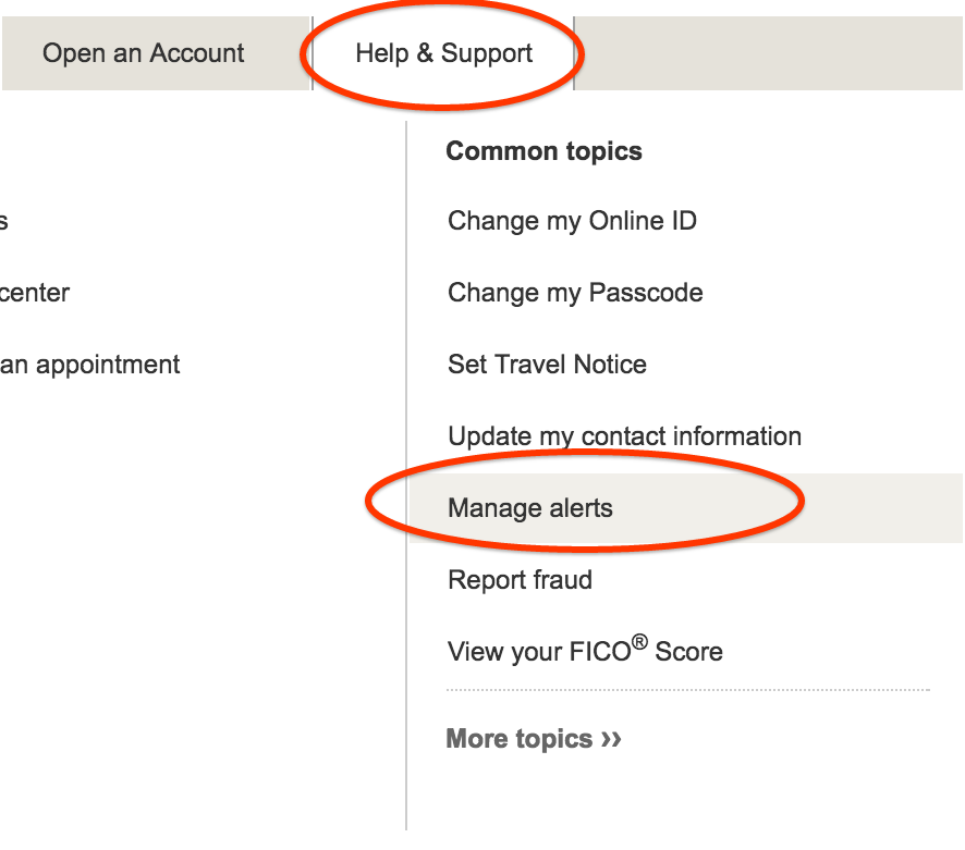 各家银行如何设置消费 Alert - 美国信用卡指南